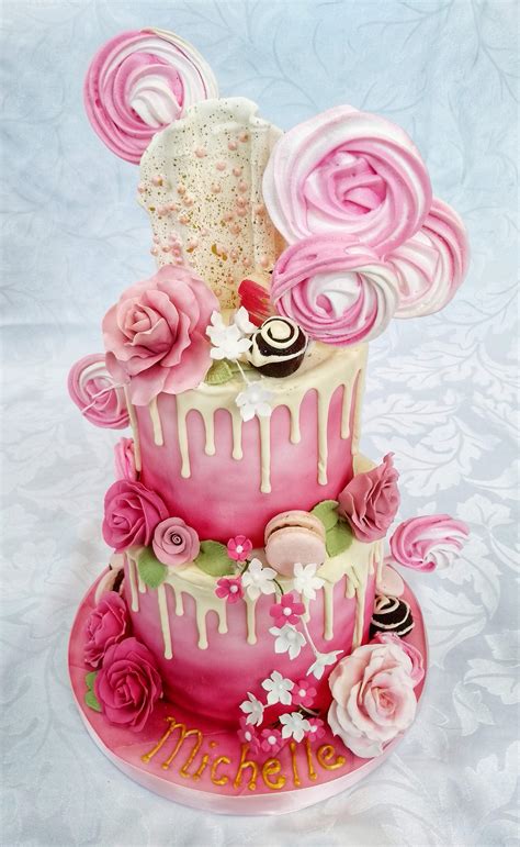 Hot Pink Drip Cake The Joy Of Cake