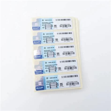 Windows Pro Coa Sticker Global Online Activation Set Pcs Lifetime Warranty Windows