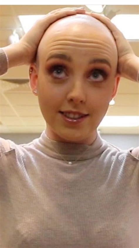 Pin By Rob Caldar On Bald Buzzed But Beautiful Bald Women Punishment