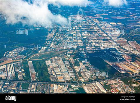 Aerial View Of The Neighborhood Of Suvarnabhumi Airport In Bangkok Thailand Stock Photo Alamy