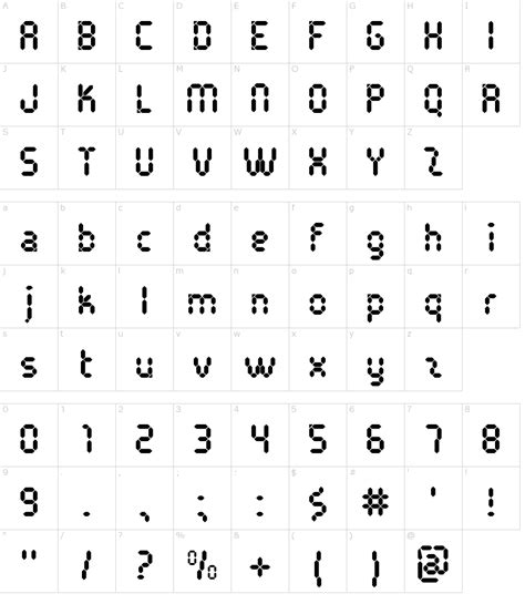 Pocket Calculator Font Download