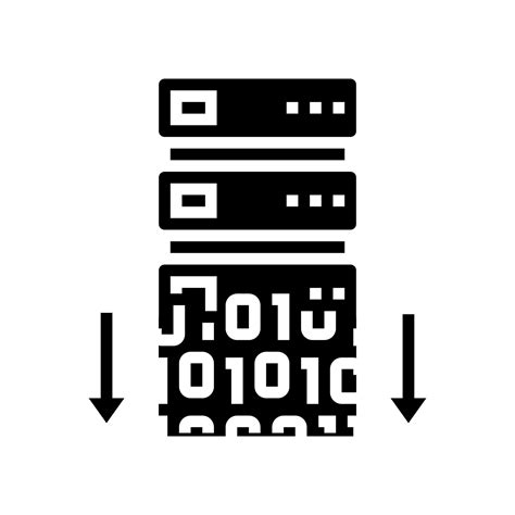 Data Security Glyph Icon Vector Illustration 10277629 Vector Art At