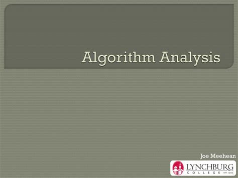 PPT Algorithm Analysis PowerPoint Presentation Free Download ID 2579686