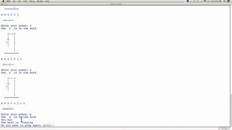 Hangman Program Showcase Ep1 Youtube