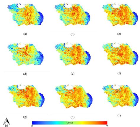 Showed Spatial Distribution Of Annual Lst In Surabaya From Each Year Download Scientific