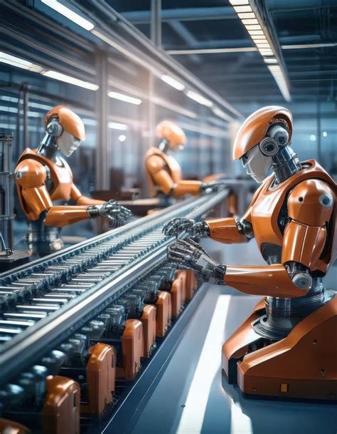 Innovative Robotic Automation Revolutionizing Industrial Processes Stock Image Image Of Robots