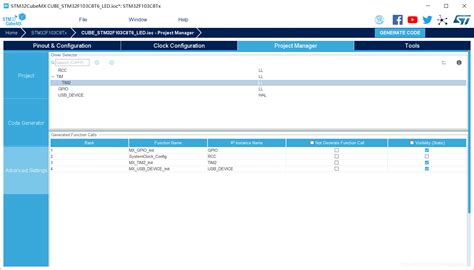 Stmcube学习记录（四） 定时器中断 Ll库（timer 2）stm32 Timer Ll Csdn博客