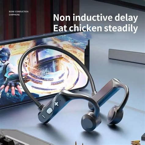 스테레오 골전도 헤드폰 무선 방수 블루투스 헤드셋 블루투스 50 무선 헤드폰 달리기 게임 Aliexpress