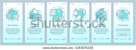 Rehabilitation Hospital Onboarding Mobile App Page Stock Vector Royalty Free 1283876338