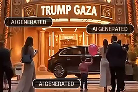 Trump Gaza Ai Video Creators Say They Dont Want To Be Trumps