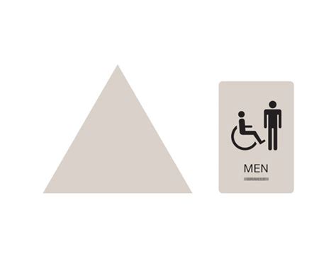 California Ada Restroom Signs Ca Braille Bathroom Signs Mens
