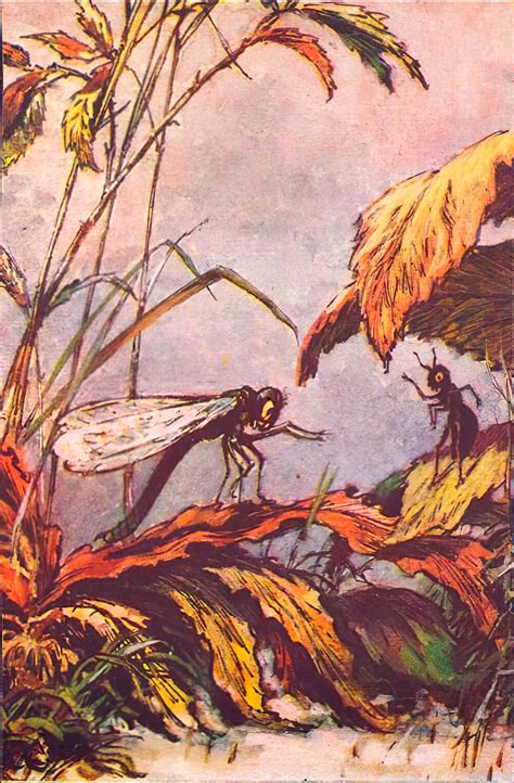 Ivan Krylov Dragonfly And The Ant