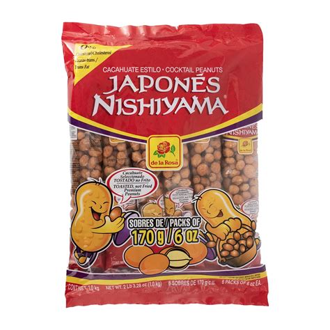 De La Rosa Cacahuate Japones 170g 6ct Bag Jacks Candy