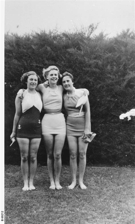 Three Women In Bathing Suits • Photograph • State Library Of South
