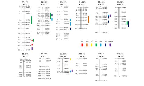 Chromosomal Locations Of Qtls For Seven Agronomic Traits In The Hd