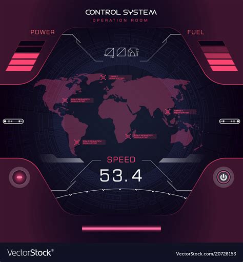 Interface Ui Design Graphic Hud Royalty Free Vector Image