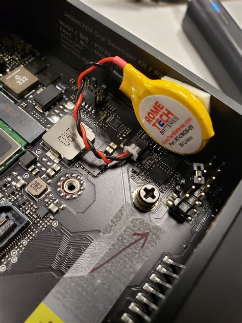 Rtc Clock Battery For The Orin Dev Kit Jetson Agx Orin Nvidia