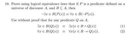 10 prove using logical equivalence laws that if p is