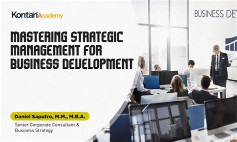 Mastering Strategic Management For Business Development