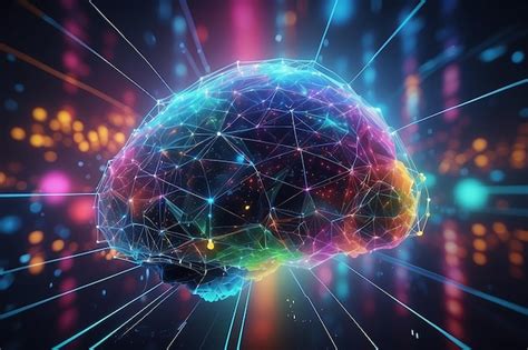 premium photo cybersecurity and big data 3d illustration with neural