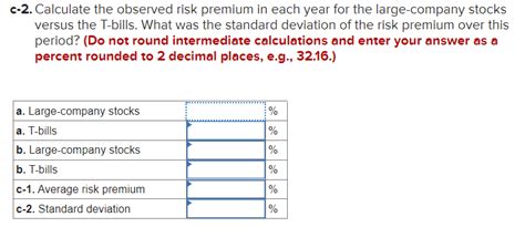 Solved Suppose We Have The Following Returns For Chegg Com