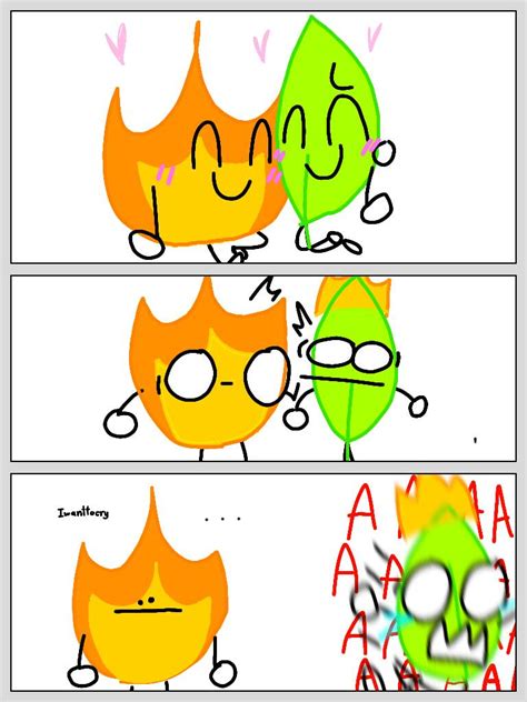 Firey And Leafy Just Hugging Each Other By Ilikespaceuwuxd On Deviantart