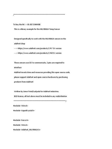 Code Of The Project With Servo And Ultrasonic Sensor Pdf Computer Engineering Computing