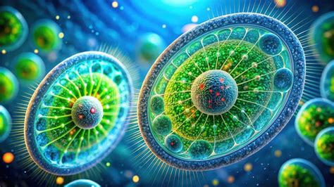 Microscopic Cellular Structures A Detailed Visualization Of Complex Organelles And Internal