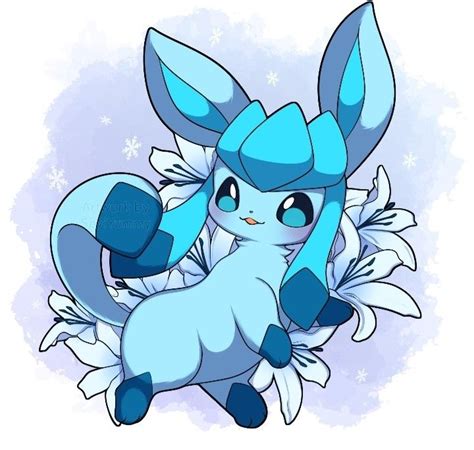 Glaceon Pokemon Eeveelutions Cute Pokemon Pictures Pokemon Art