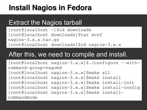 Tutorial Install Nagios In Fedora Odp