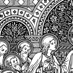 Catholic Line Art Black And White • Installment 52