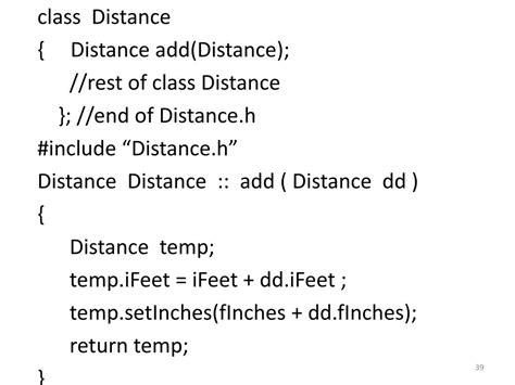 Ppt Member Functions And Member Data In C Classes Overloaded Member