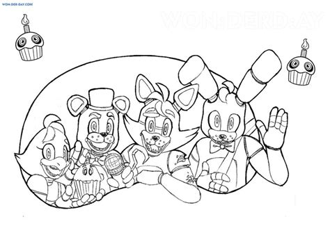 Five Nights At Freddy S Coloring Pages Print For Free 120 Images Artofit