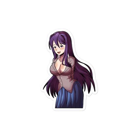 Busty Yuri Stickers Doki Doki Literature Club Stickers Etsy