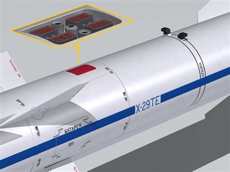 3d Kh 29 Missile Kh 29te Kh 29t Model