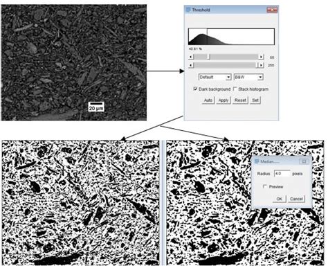 work flow of particle analysis in fiji image j the upper left picture download scientific