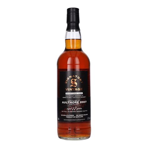 Aultmore 2007 17 Year Old Signatory Vintage Whisky From The Whisky World Uk