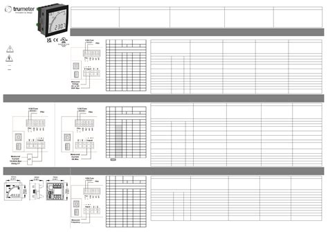 User Manual Trumeter Apm Volt English 2 Pages
