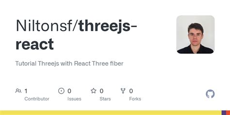 Github Niltonsfthreejs React Tutorial Threejs With React Three Fiber