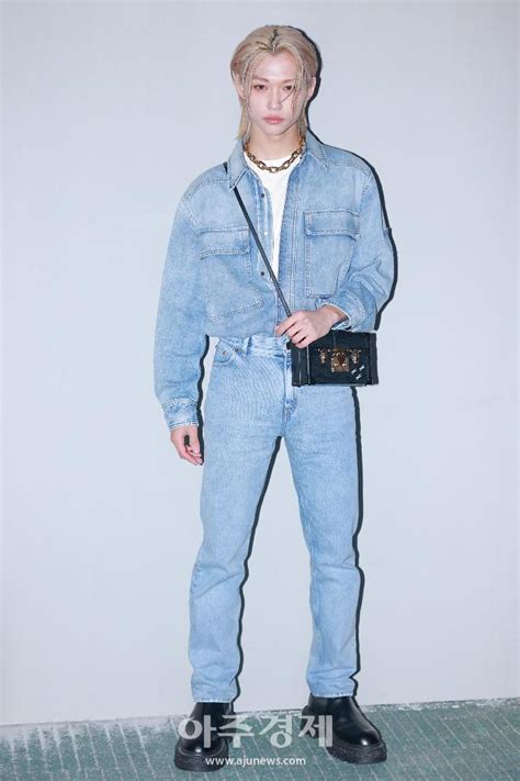 [포토] 패션쇼 참석한 스키즈 필릭스 루이비통 잠수교 아주경제