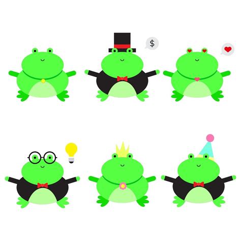 Cute Frog Mascot 13376510 Vector Art At Vecteezy