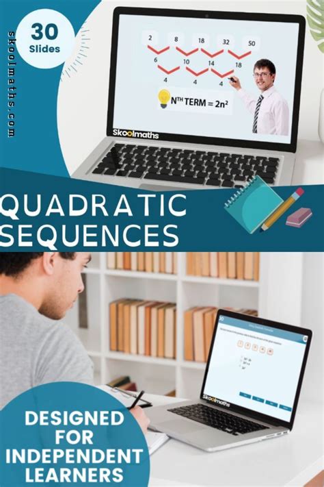 Quadratic Sequence Higher Gcse Interactive Maths Lesson And Activities Teaching Resources