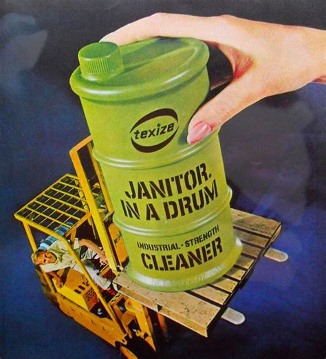 1960s Texize Housecleaning Chemicals Janitor In A Drum Vin Flickr