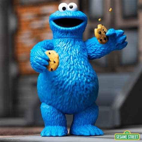 Sesame Street Reaction Cookie Monster Figure
