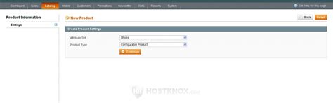 hostknox magento configurable products tutorial