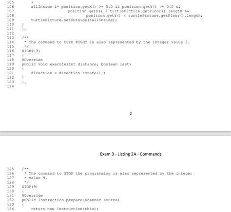 Solved The Class Commands Listing 2a Is An Enum Class How