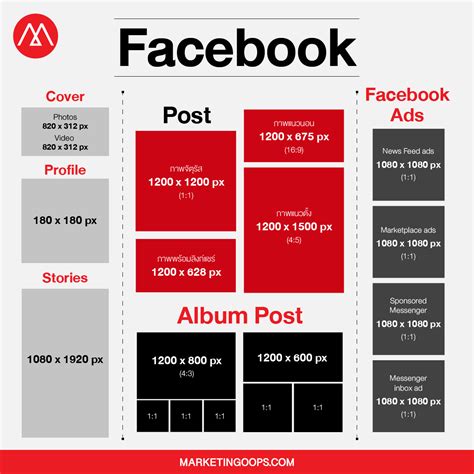 รวบรวมมาให้ อัพเดทขนาดโพสต์ภาพบน Social Media จากแพลตฟอร์มดัง