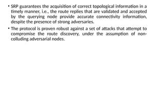 Secure Routing Protoccol Network Security Pptx