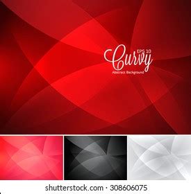 Curvy Abstract Background Stock Vector Royalty Free 308606117 Shutterstock