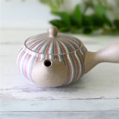 Handcrafted Japanese Kyusu Teapot With Filters 310ml Aprika Life